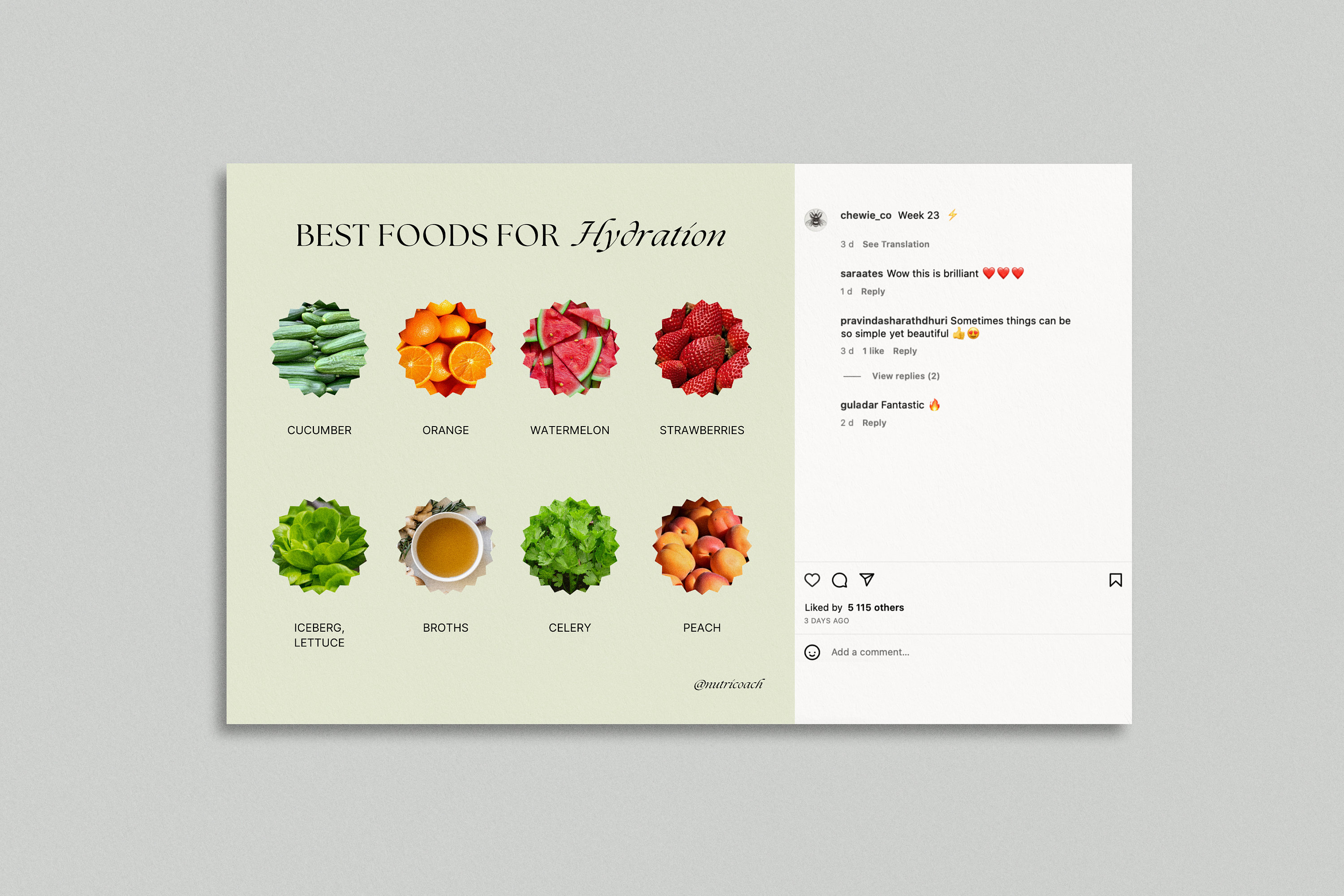 Nutrition Coach Instagram Templates, Nutritionist Social Media Post ...