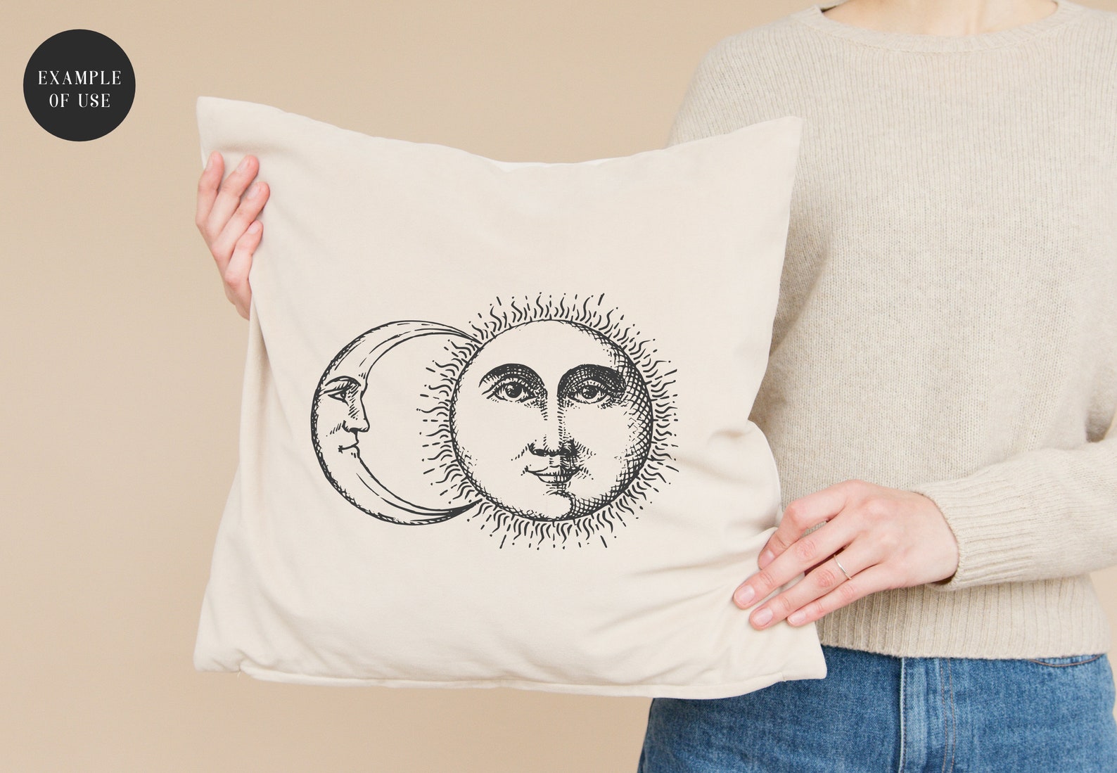 Sun and Moon Svg, Celestial Svg, Sun and Moon Face, Eclipse SVG ...