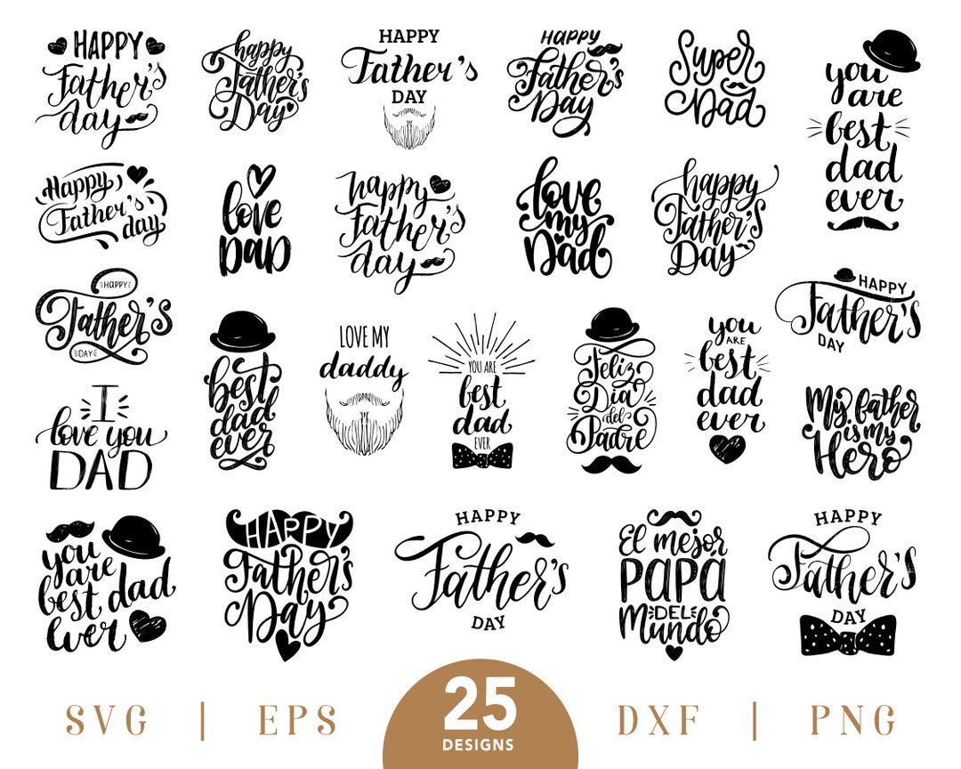 Fathers Day Svg Bundle, Dad Svg, Father Svg, Papa Svg, Best Dad Ever ...