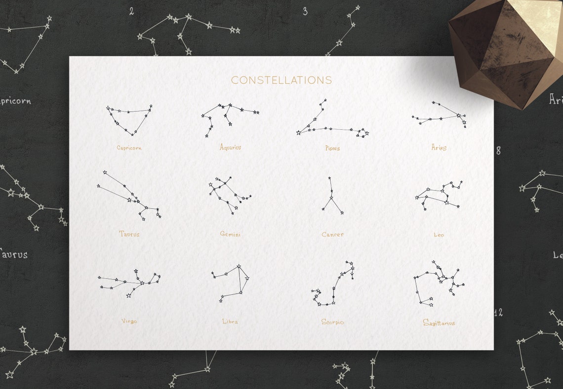 Constellations Png Constellation Svg Zodiac Constellation Cricut File ...