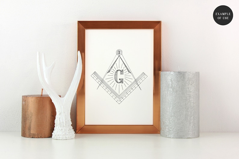 Masonic Svg, Freemason Symbol SVG Cricut, Letter G, Freemason Logo ...