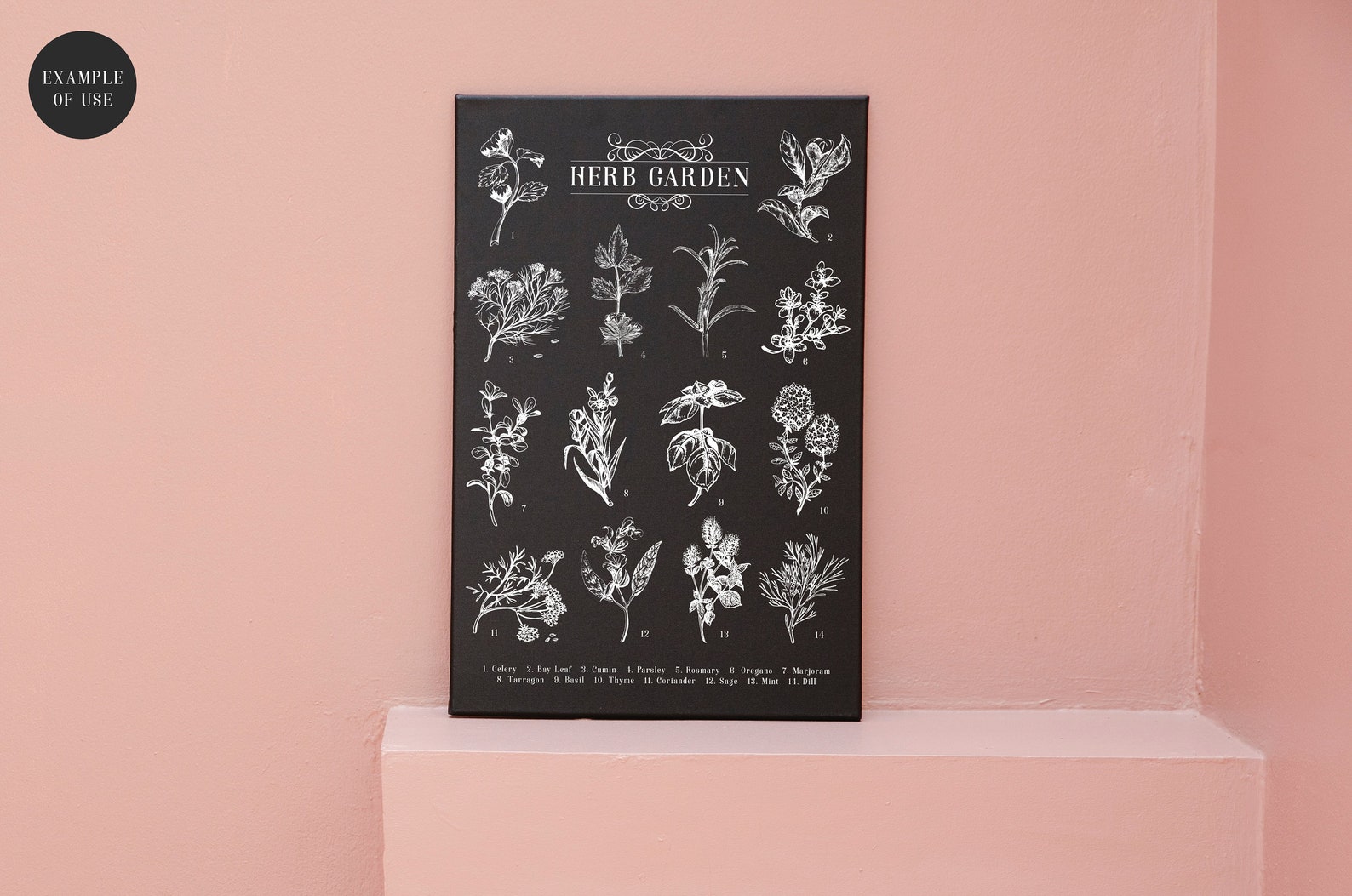 Herb Garden, Herbs Svg, Farmhouse Decor With Rosemary, Thyme Svg, Herbs ...