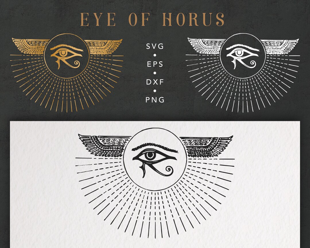 Eye of Horus Svg, Eye of Horus Sticker, Eye Svg, Horus Eye, Eye of ...
