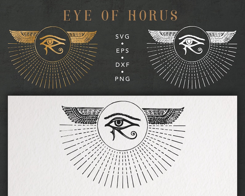 Eye of Horus Svg, Eye of Horus Sticker, Eye Svg, Horus Eye, Eye of ...