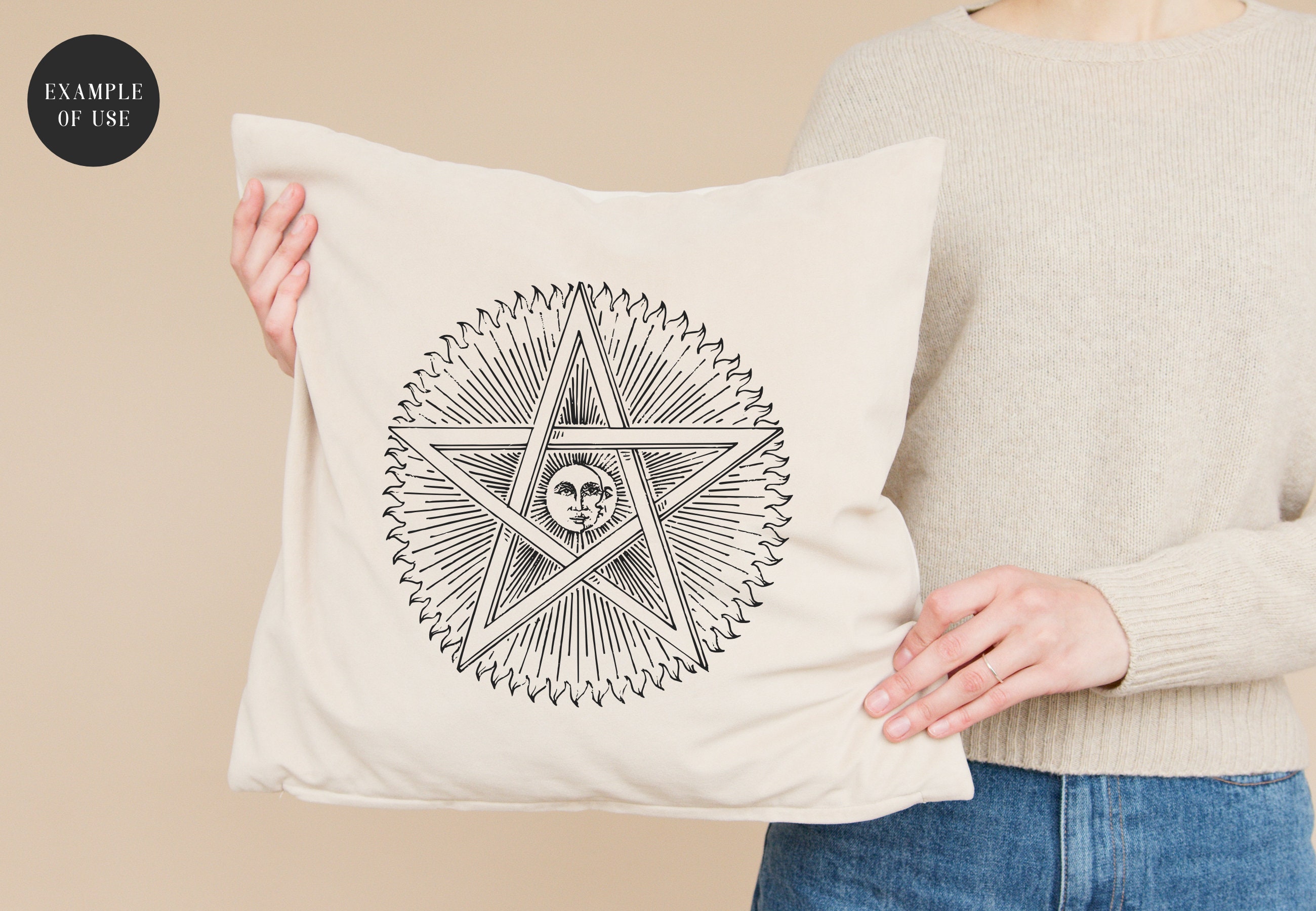 Pentagram Svg, Pentacle SVG, Pagan Magic SVG, Pagan Symbols Svg ...