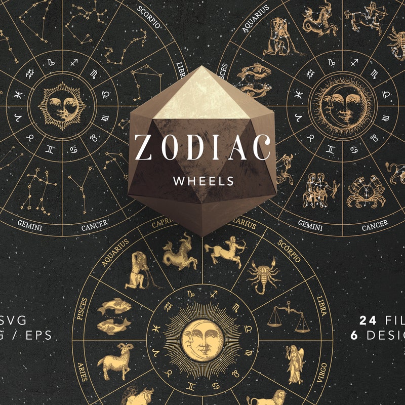 Zodiac Wheel - Etsy