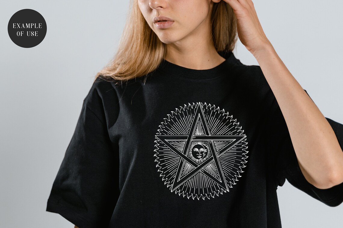 Pentagram Svg, Pentacle SVG, Pagan Magic SVG, Pagan Symbols Svg ...