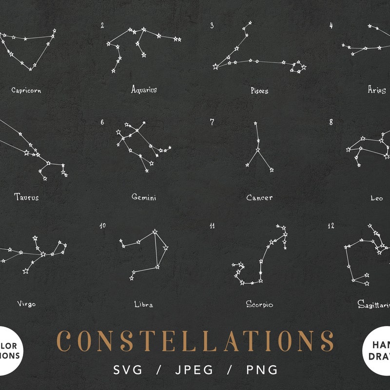Constellation Svg - Etsy