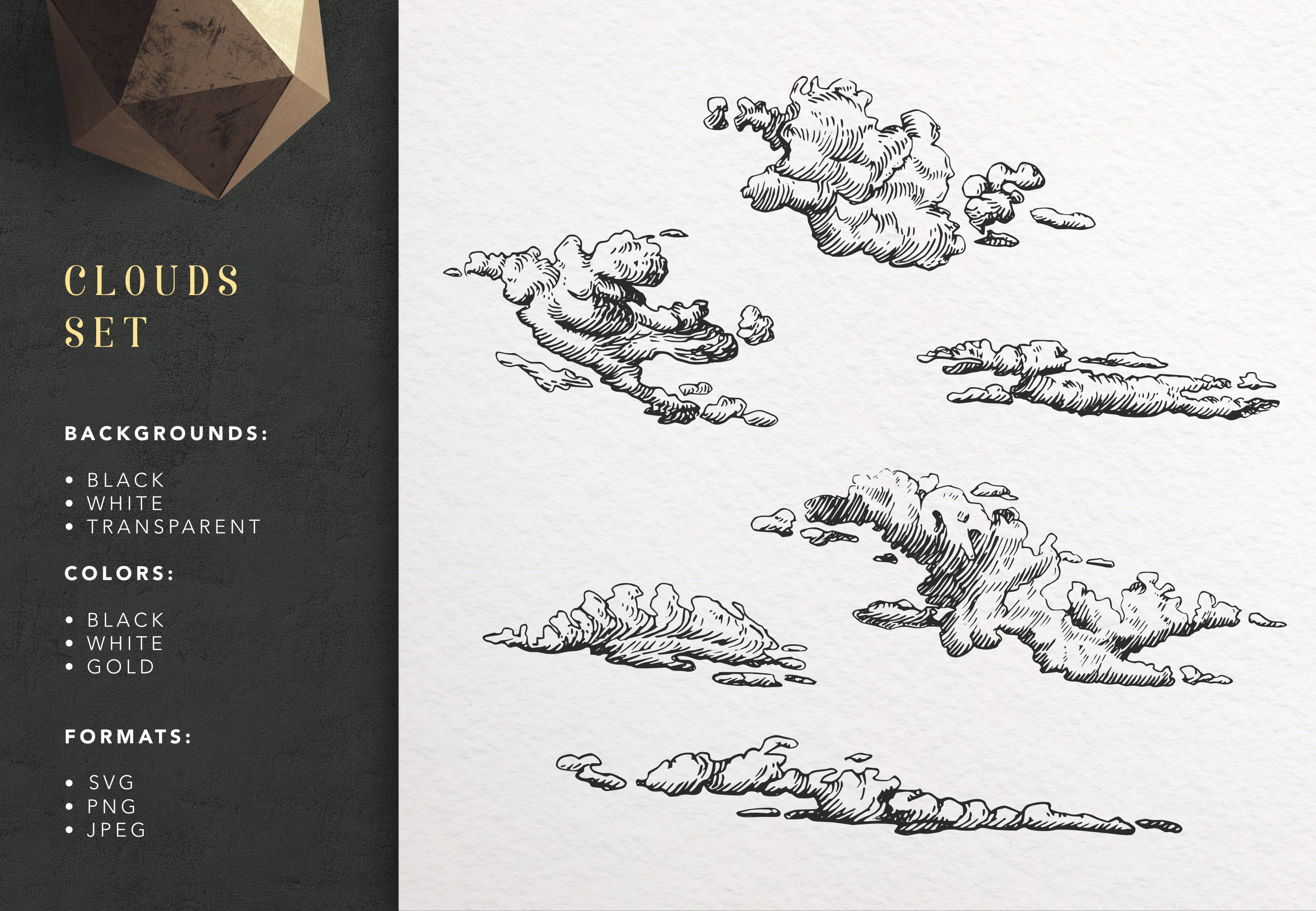 Clouds Png | Cloud Bundle Svg | Cloud Clipart | Clouds SVG | Fluffy ...