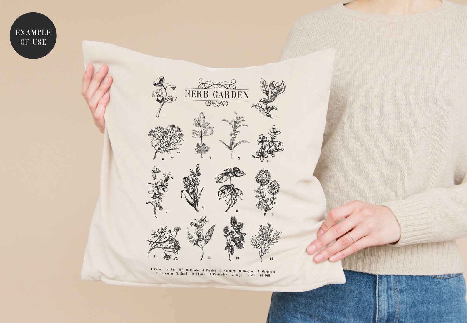 Herb Garden, Herbs Svg, Farmhouse Decor With Rosemary, Thyme Svg, Herbs ...