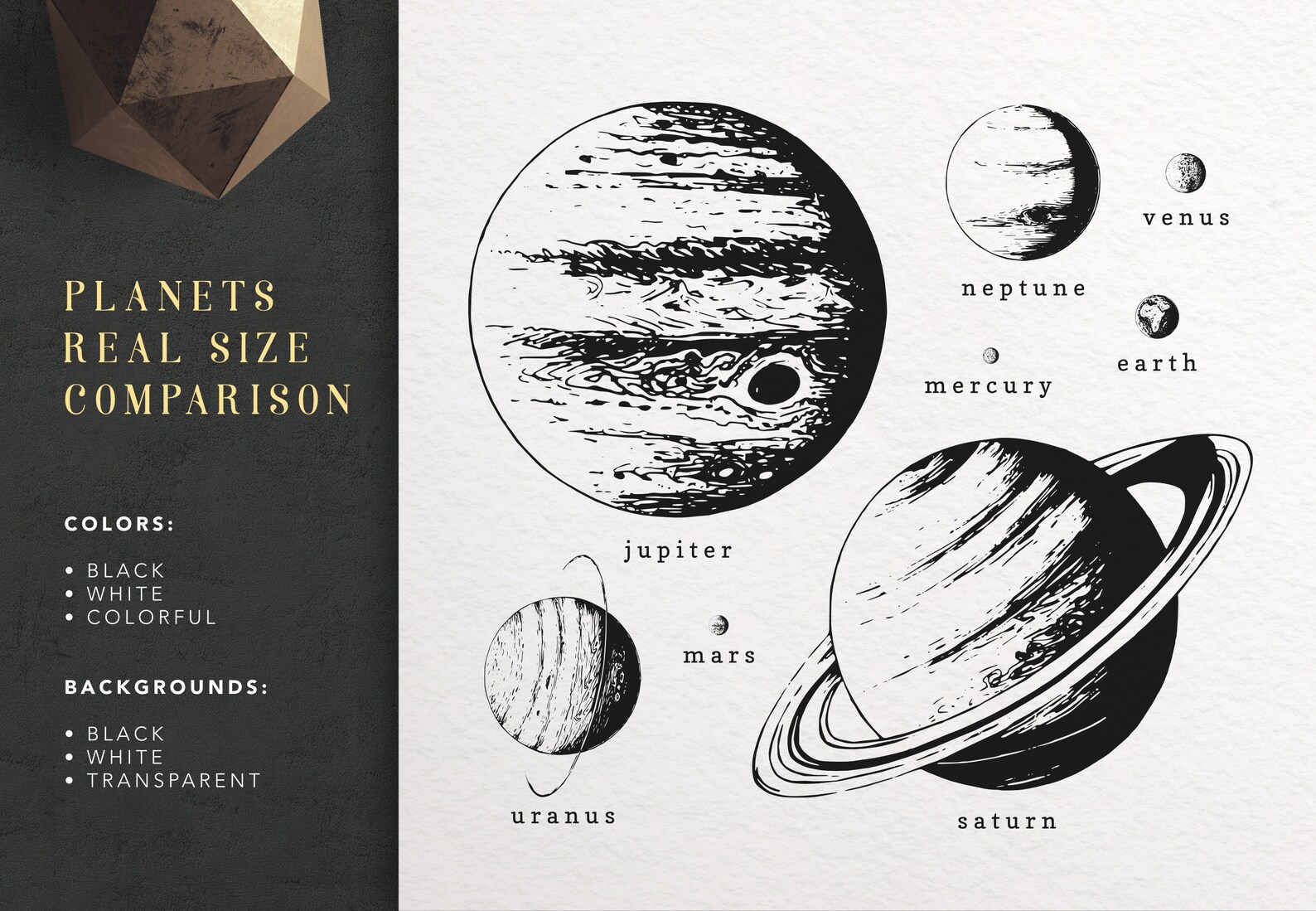 Planets PNG, SVG, Cricut Cut Files, Silhouette Files, Space Art, Solar ...