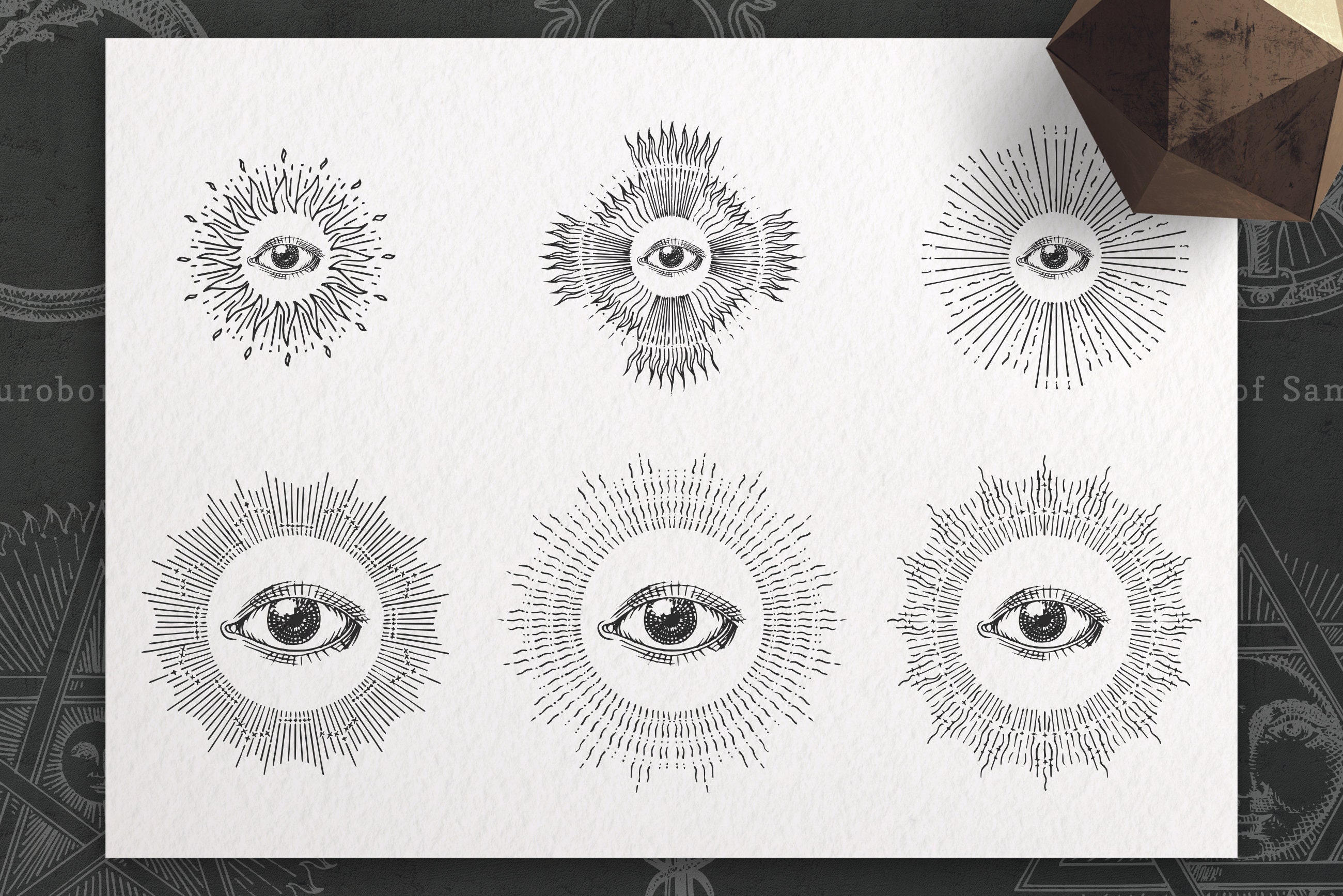 All Seeing Eye Svg, Evil Eye Bundle Svg, Illuminati Symbol, Eye Svg ...