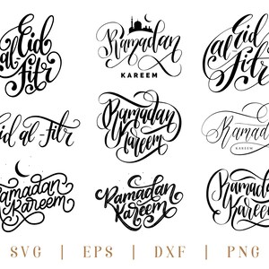 Ramadan Kareem SVG Bundle, Ramadan Svg, Eid Mubarak, Eid Al Fitr ...