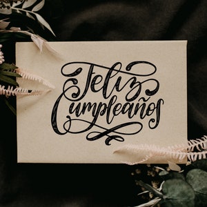 Feliz Cumpleanos Svg, Feliz Cumpleanos Png, Happy Birthday Svg, Tarjeta ...