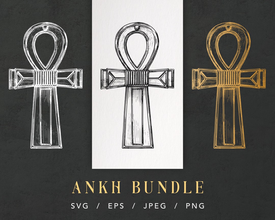 Ankh Svg Bundle, Ankh Cross, Key of Life, Egyptian Ankh Cross, Egyptian ...