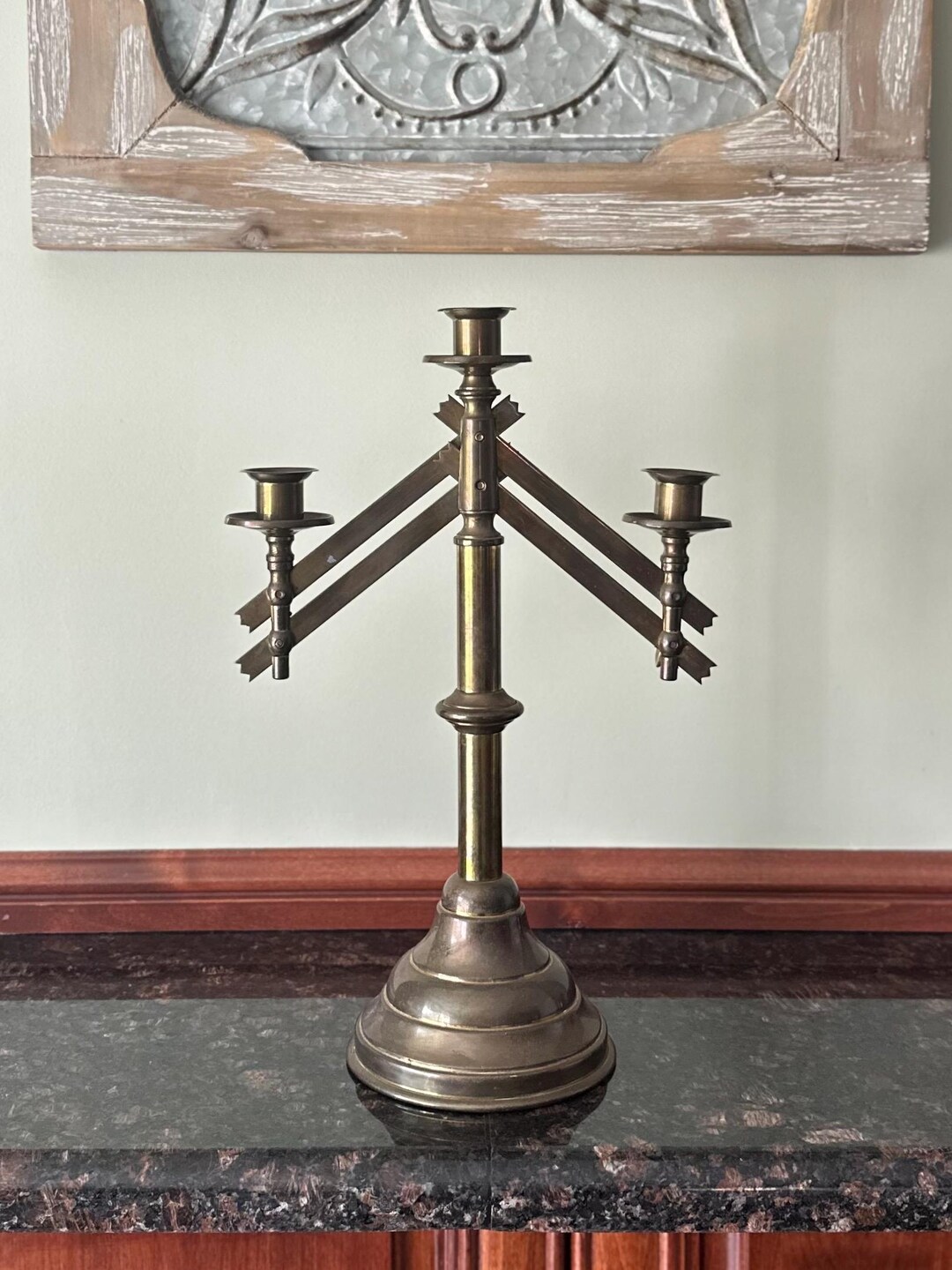 Vintage Solid Brass Adjustable Sacred Vessel Roman Catholic Altar ...