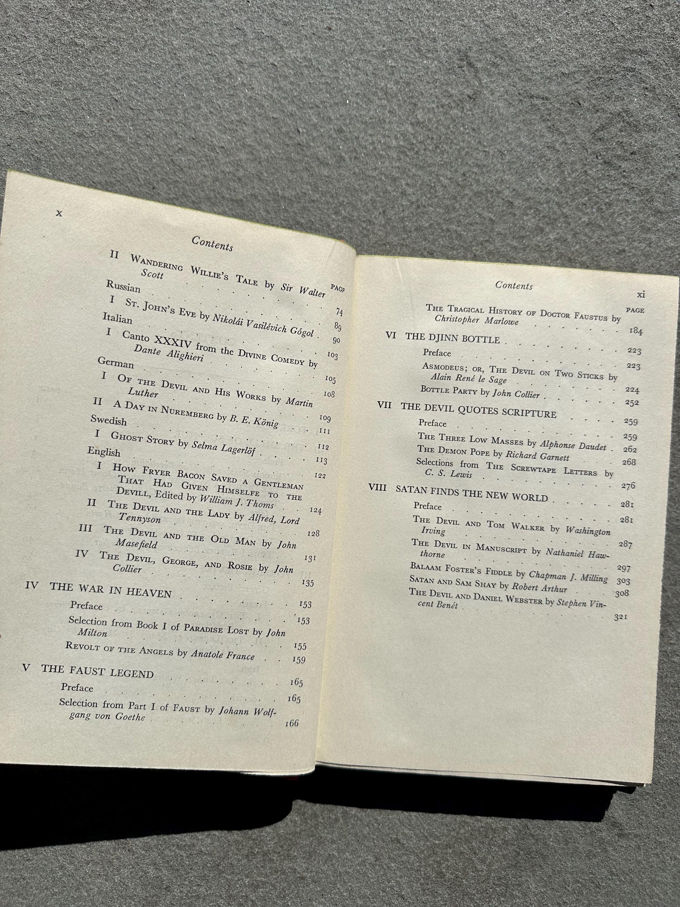 Vintage 1945 Speak of the Devil Hardcover Book Sterling North & C.B ...