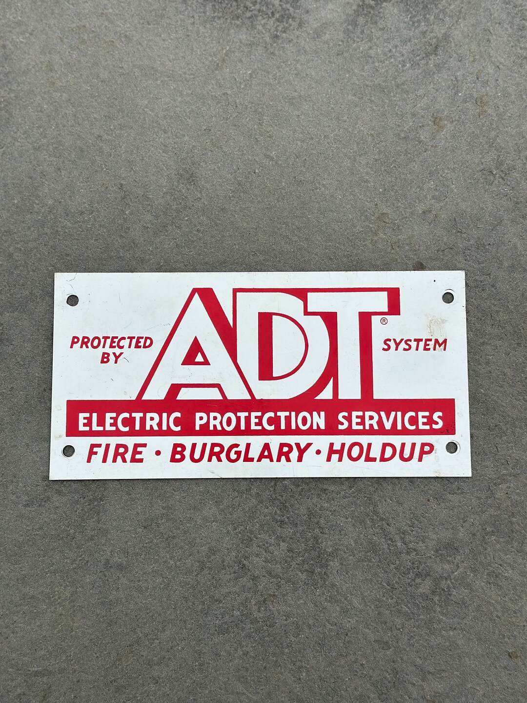 Vintage 1970s Estate Original Metal ADT System Security Electric ...