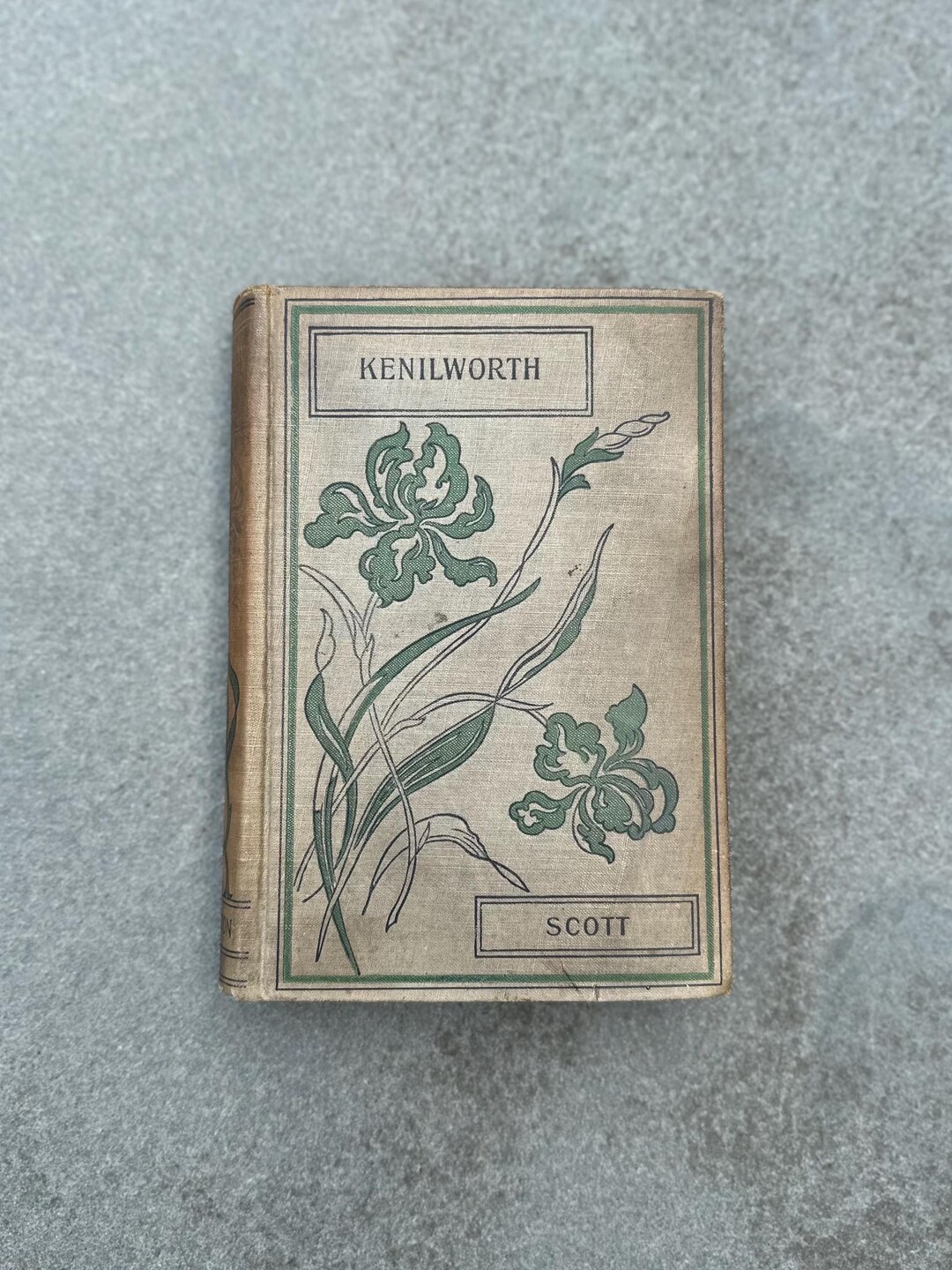 Antique 1890s 1900s Kenilworth Romance Novel by Sir Walter Scott ...