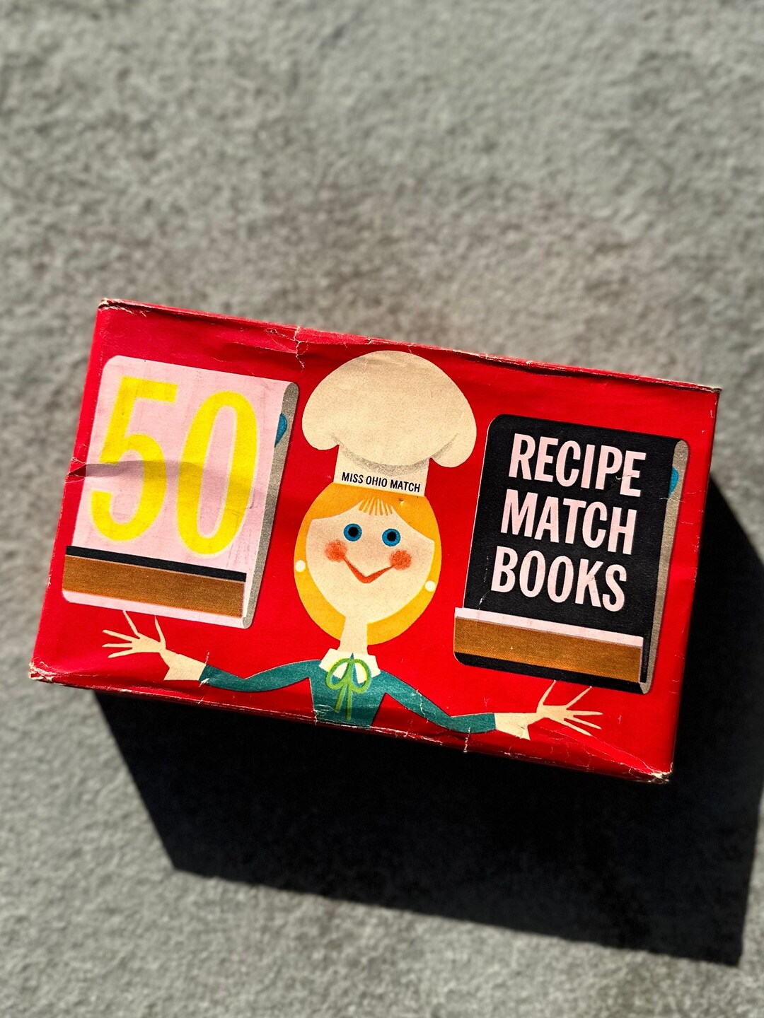 Vintage 1961 Sealed NEW OLD STOCK Miss Ohio Match Company Recipe 50 ...