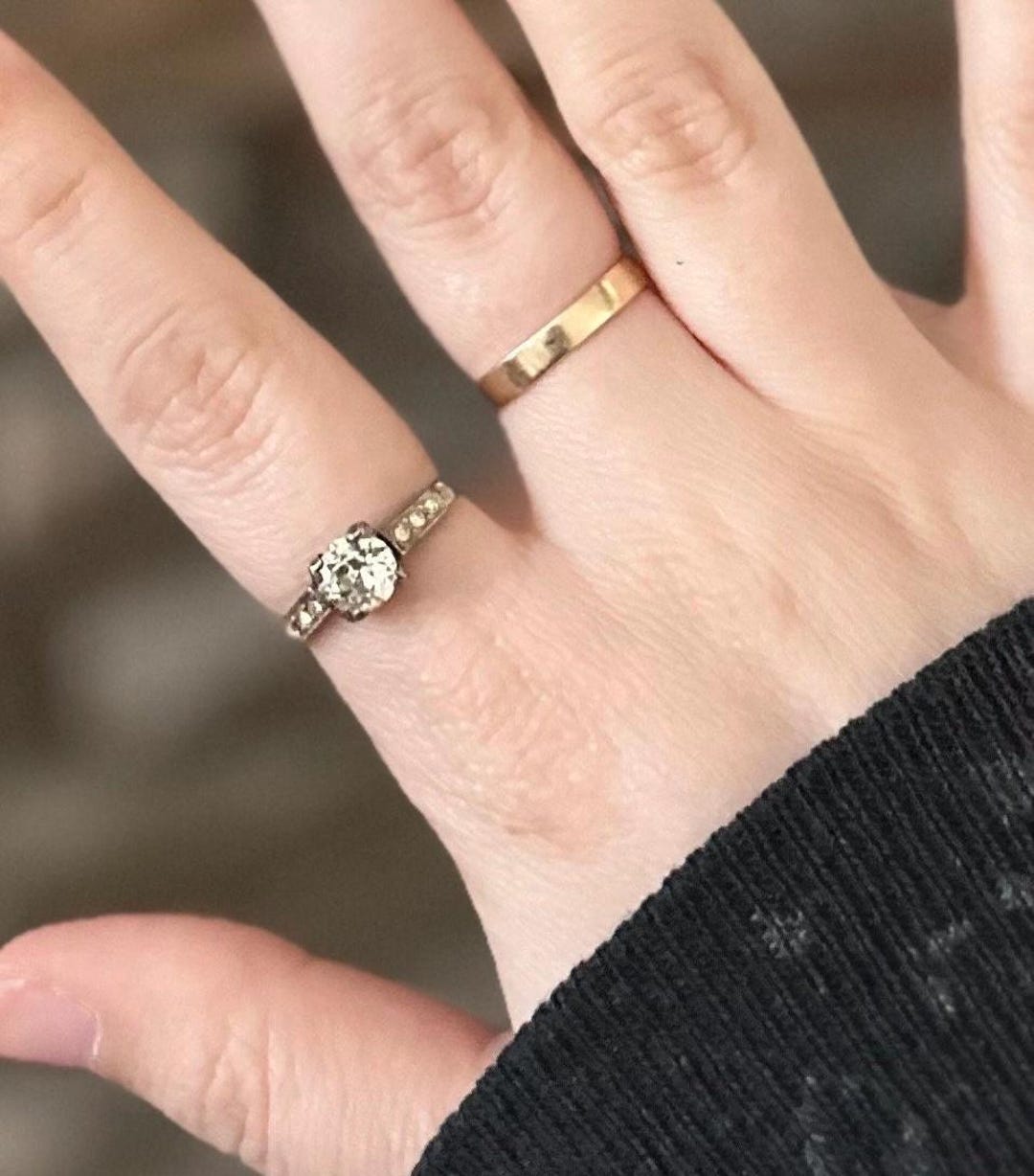 Antique Early Signed Mcgrath & Hamin Sterling Silver Art Deco Paste ...