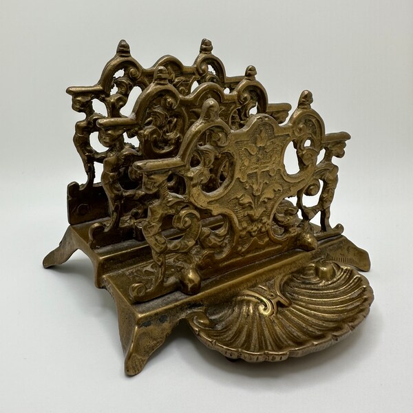 Brass Letter Holder - Etsy