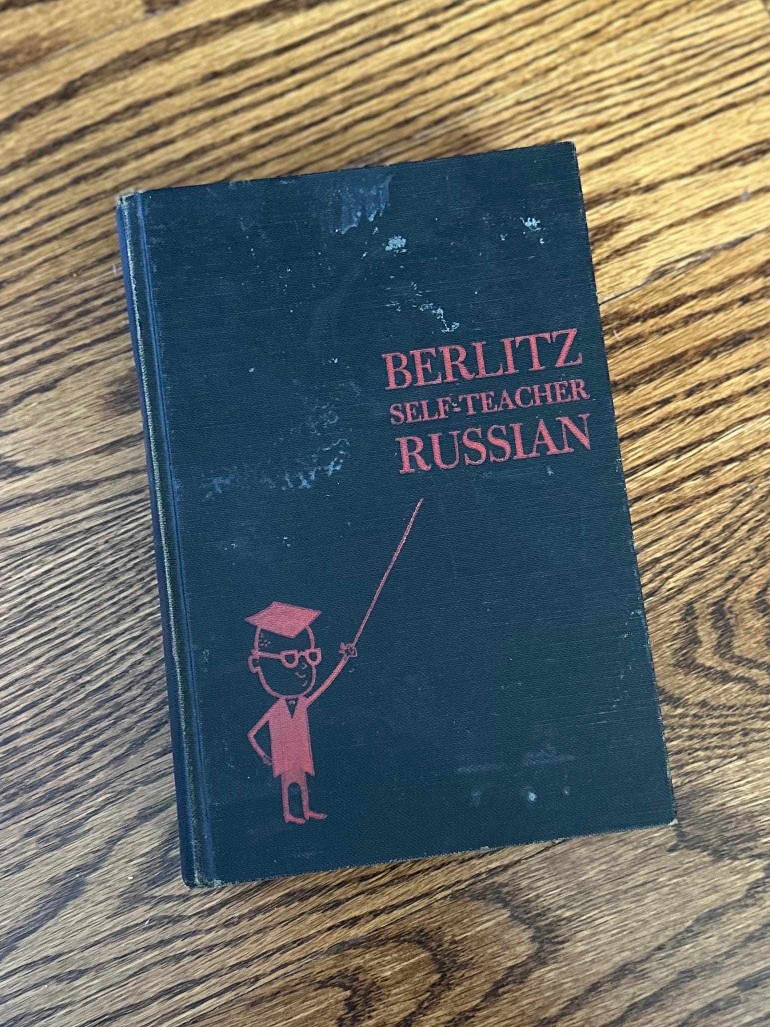 Vintage 1951 the Berlitz Self-teacher: Russian Hardcover Russian ...