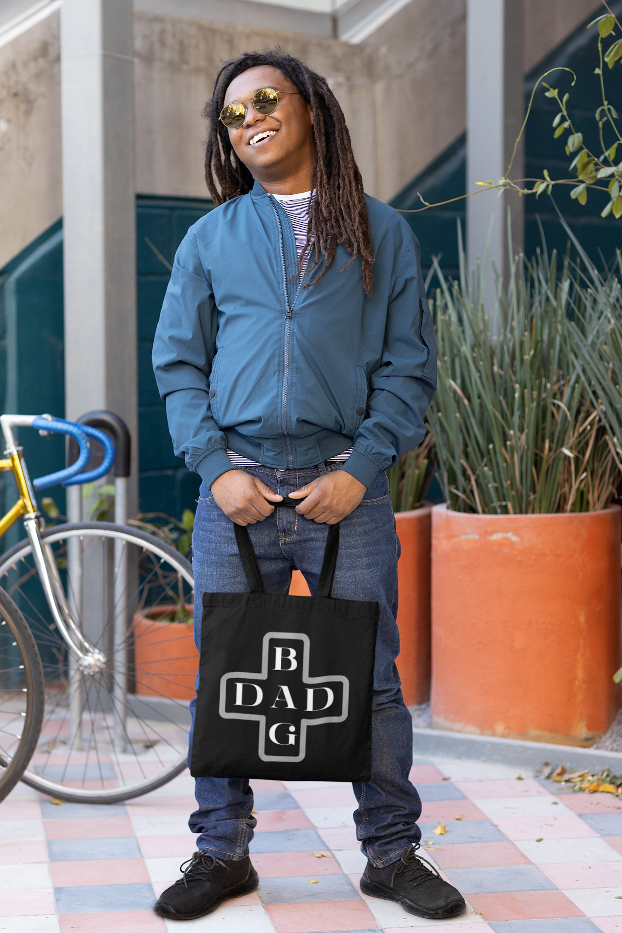 Dad Bag Black Tote Bag Father Day Gift Hospital Bag - Etsy