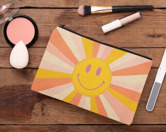 Smiley Face Pencil Case - Etsy