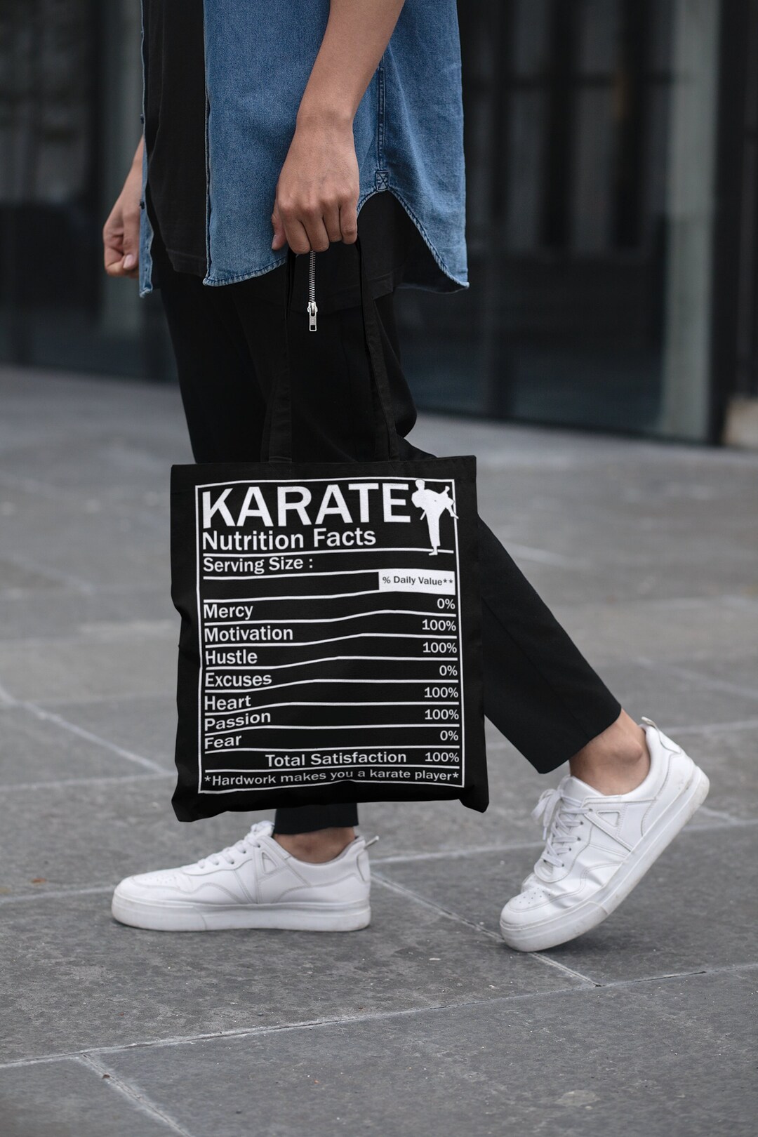Karate Tote Bag for Martial Arts Class Gym Bag Gift Great for ...