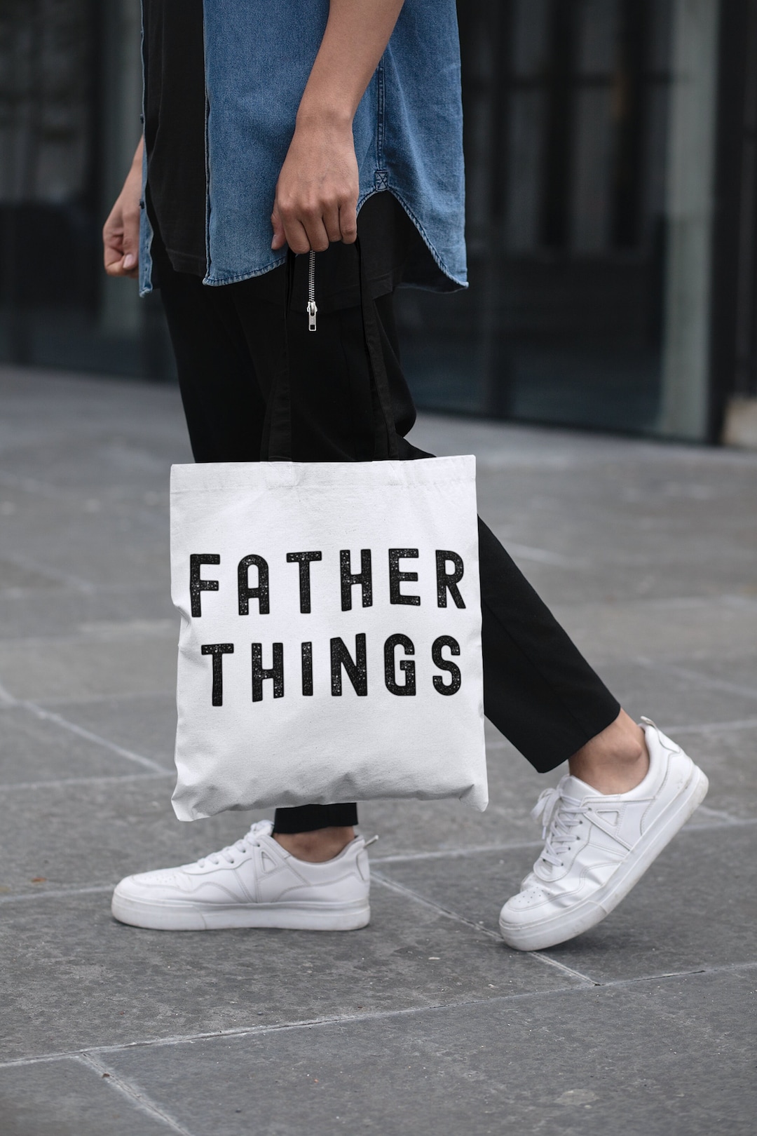 Father Things Tote Bag Dad Life Fathers Day Gift Bag Father's Day ...