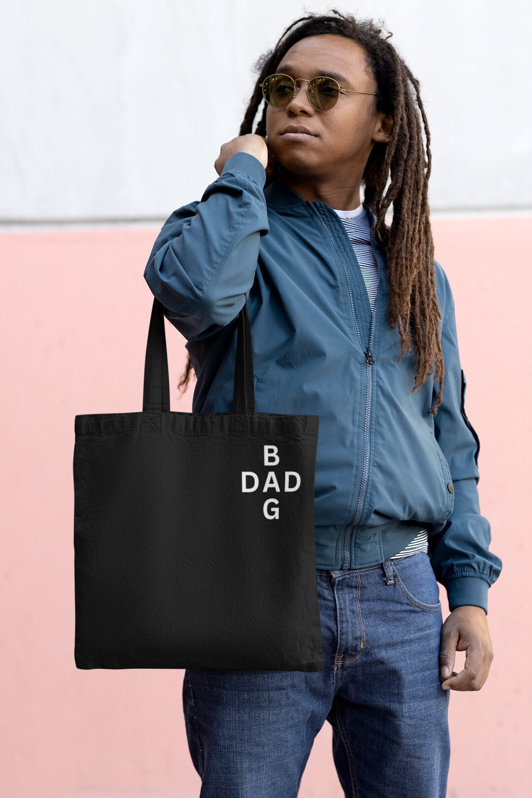 Fathers Day Tote Bag, Dad Bag, Gift Bag, Reusable Grocery Shopping ...