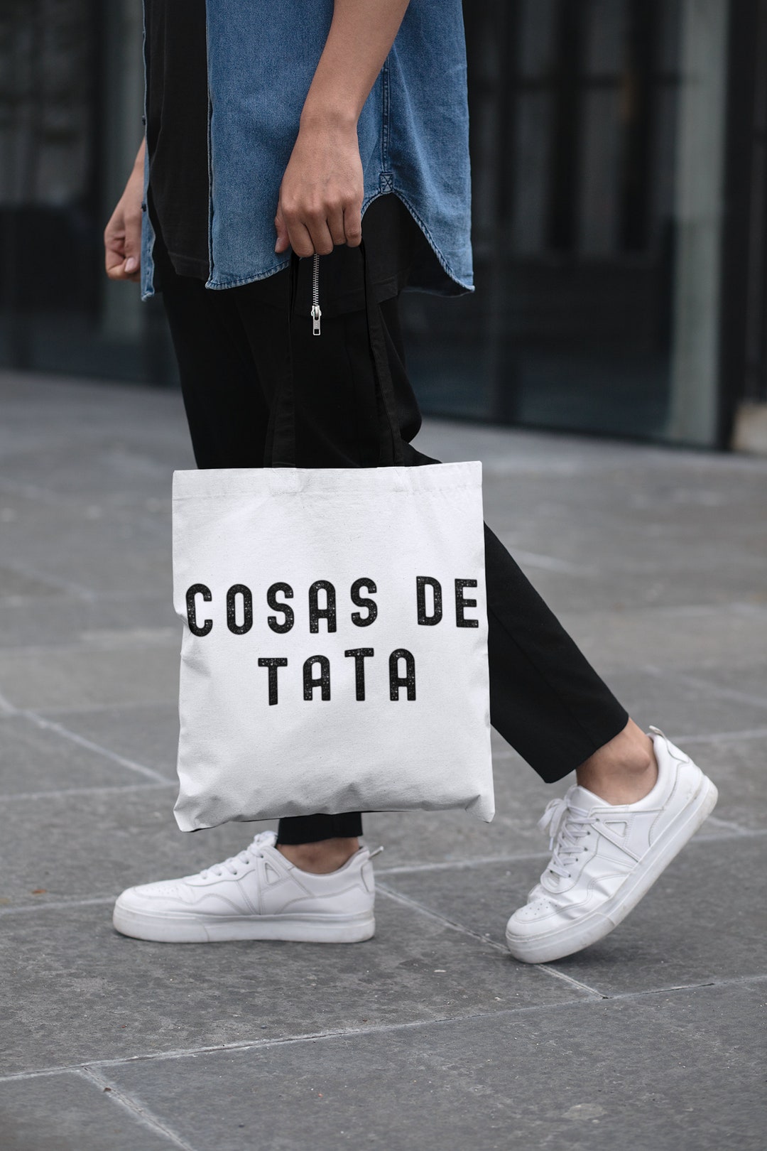 Spanish Cosas De Tata Tote Bag Dad Life Aesthetic, Día Del Padre ...