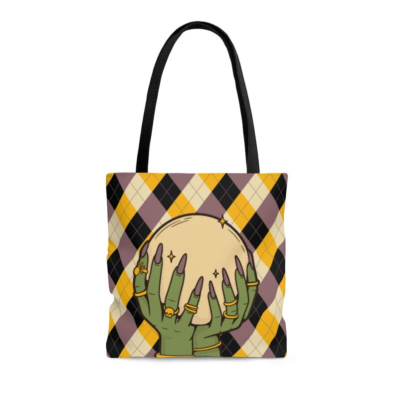 Halloween Witch Tote Bag, Spooky Season, Reusable Grocery, Market ...