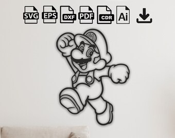 Mario Laser Files - Etsy