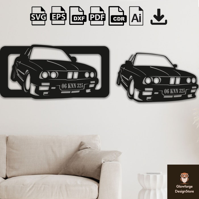 Bmw E46 Cut File Svg - Etsy