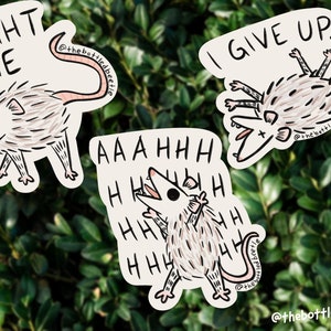 Possum Sticker Bundle | Cute Stickers | Funny Stickers | Animal ...
