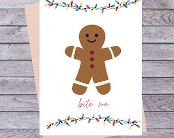 Printable Christmas Card, Friend Christmas Card, HO'S in THIS House ...