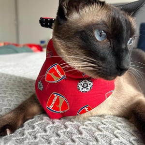 Arsenal F.C. Iconic Club Crest INSPIRED, Pet Bandana for Dog or Cat ...
