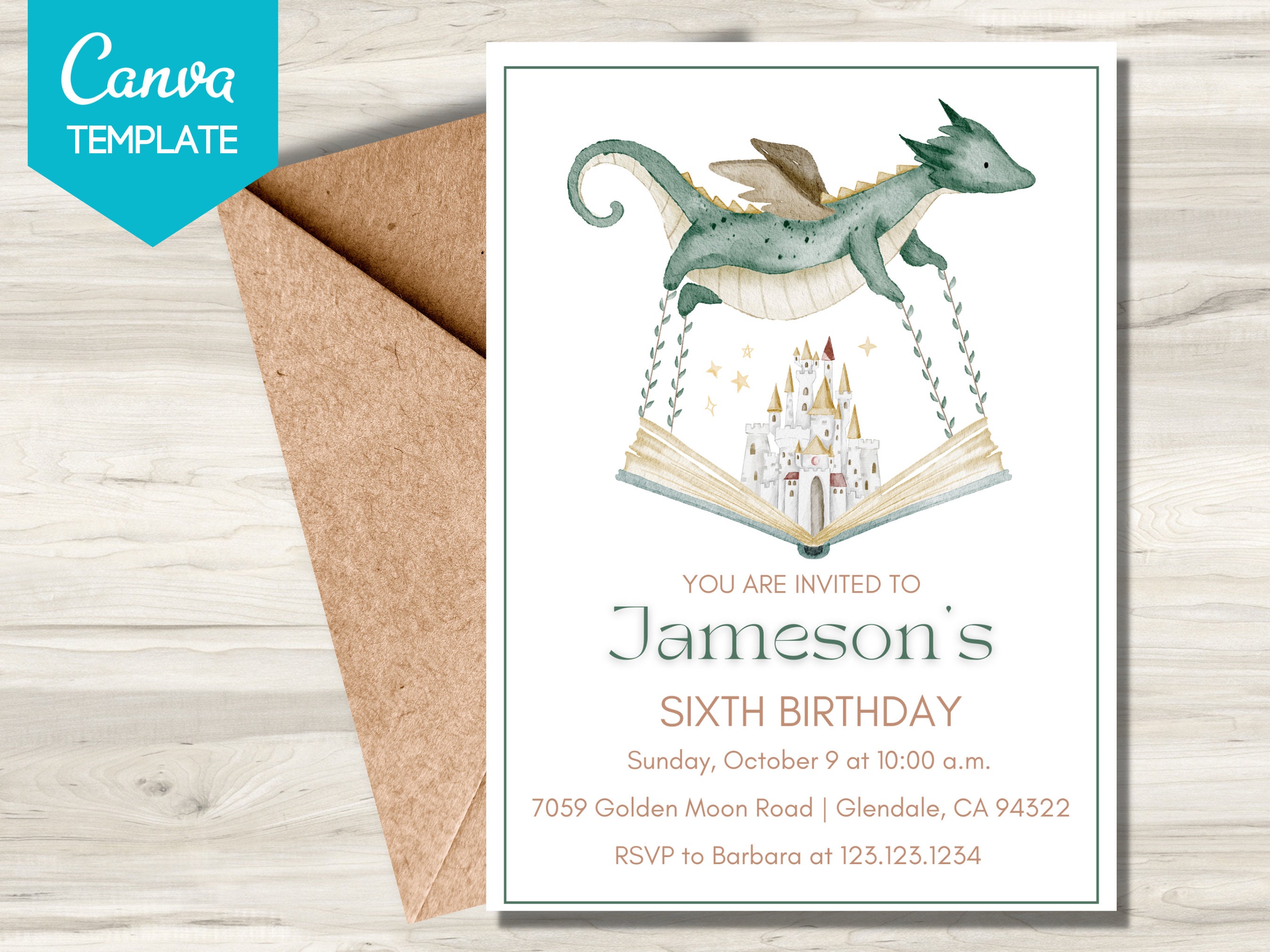 Dragon Invitation Dragons Invitation Dragons Invite Calling - Etsy