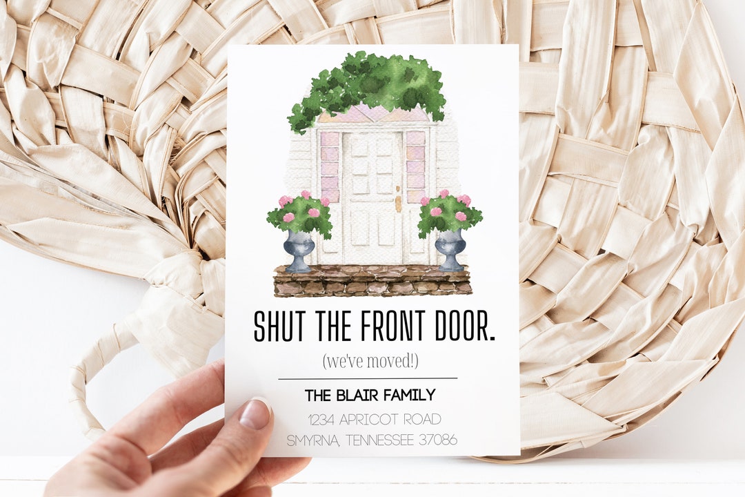 Funny Moving Announcement, Just Moved Card Template, We've Moved ...