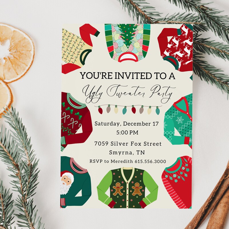 Tacky Sweater - Etsy