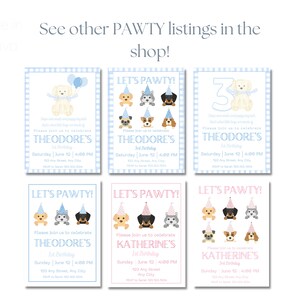 INSTANT DOWNLOAD Adopt A Puppy Sign, Printable, Dog Birthday Party ...