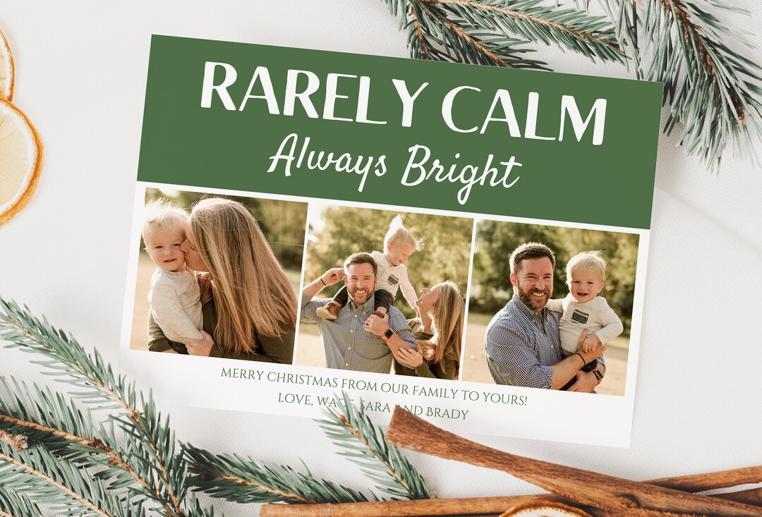 Funny Christmas Card, Family Christmas Card, Christmas Card With Photos ...