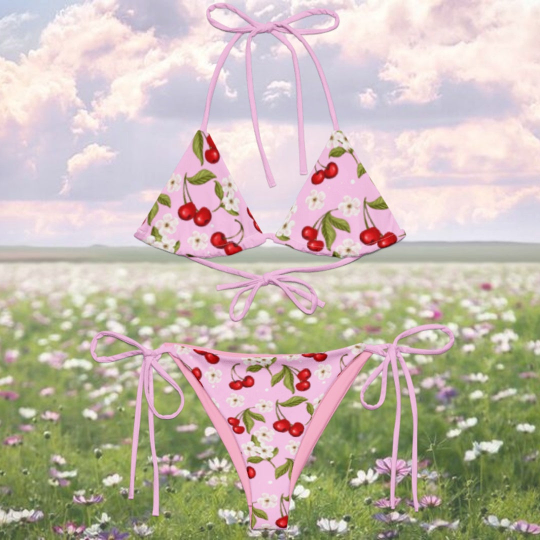 Cherry Blossom STRIPPER OUTFITS MICRO Bikini - Etsy