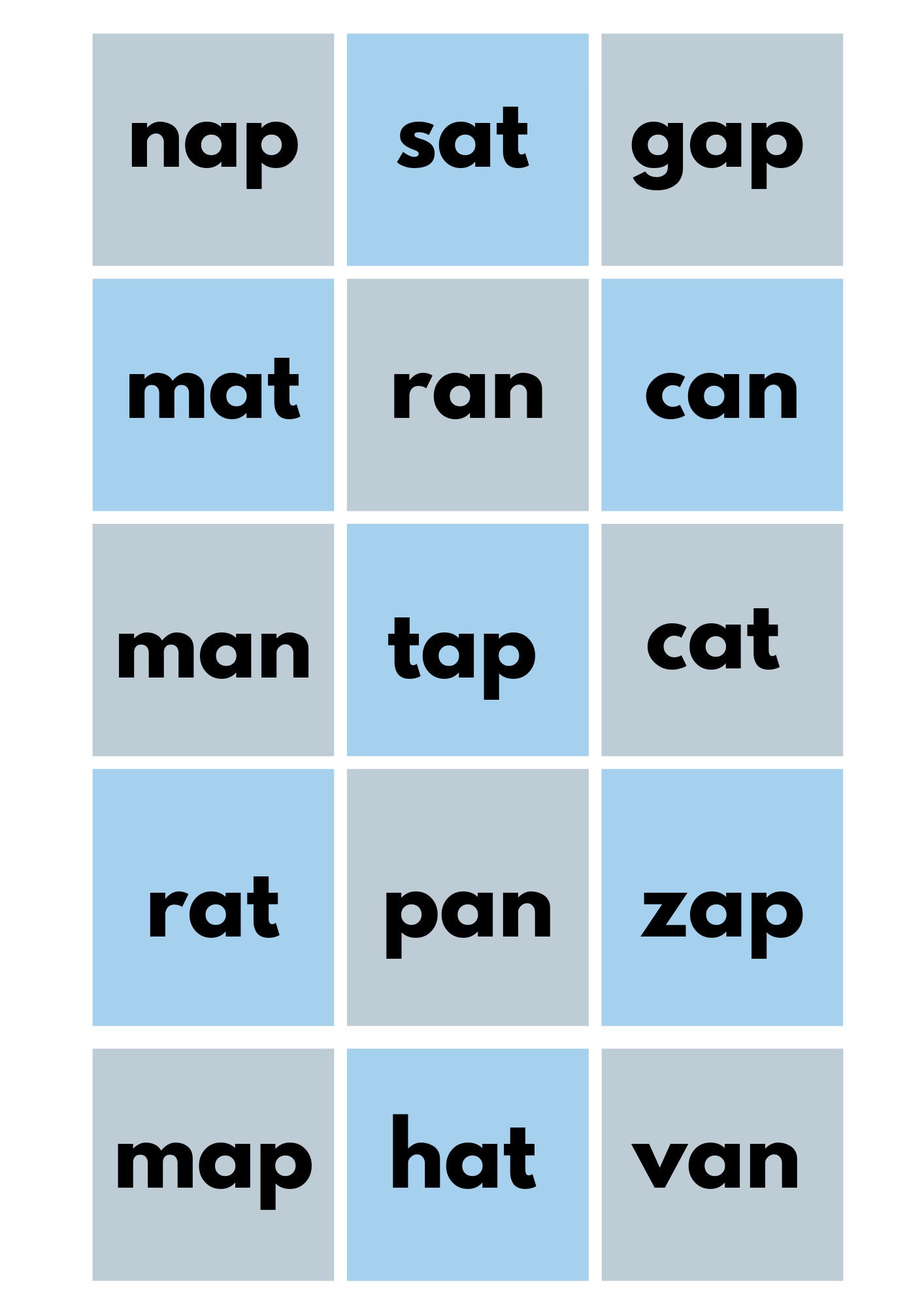 Phonics Diagraph Cards Printable Kindergarten Common Rhyming - Etsy