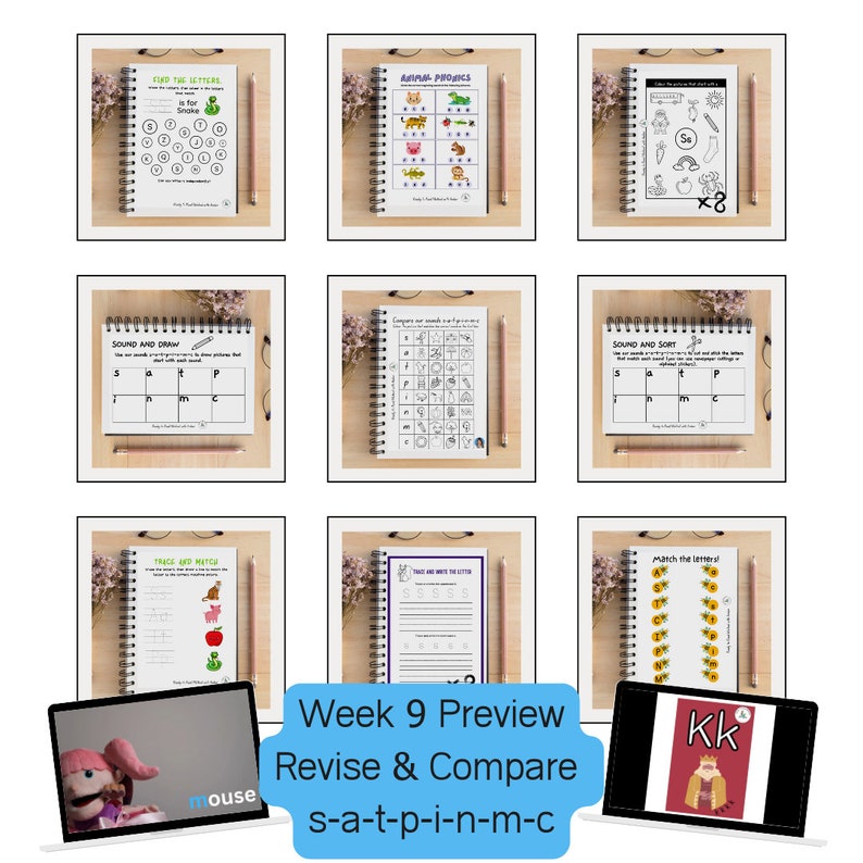 12 Week Phonics Curriculum S a T P I N M C Phonics Planning - Etsy