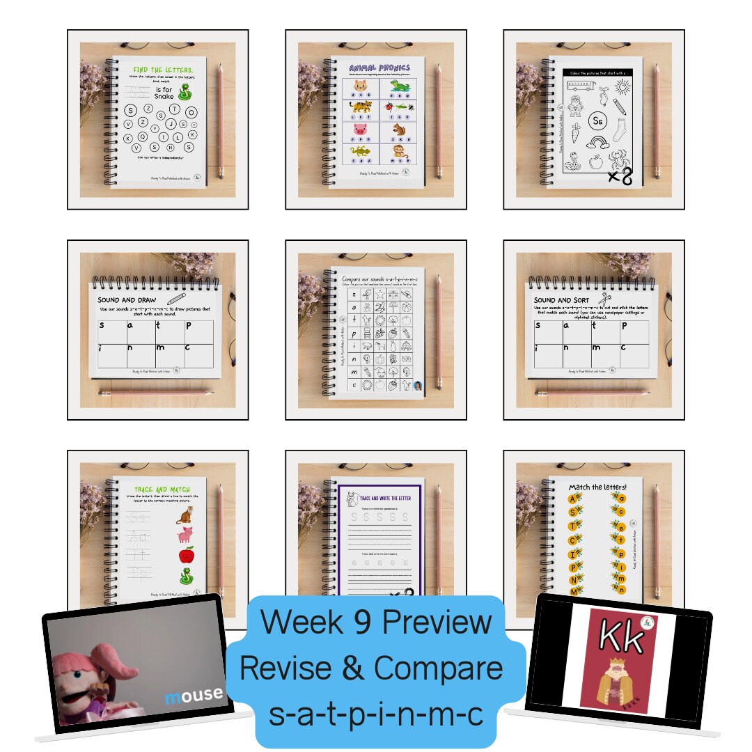 12 Week Phonics Curriculum S a T P I N M C Phonics Planning - Etsy