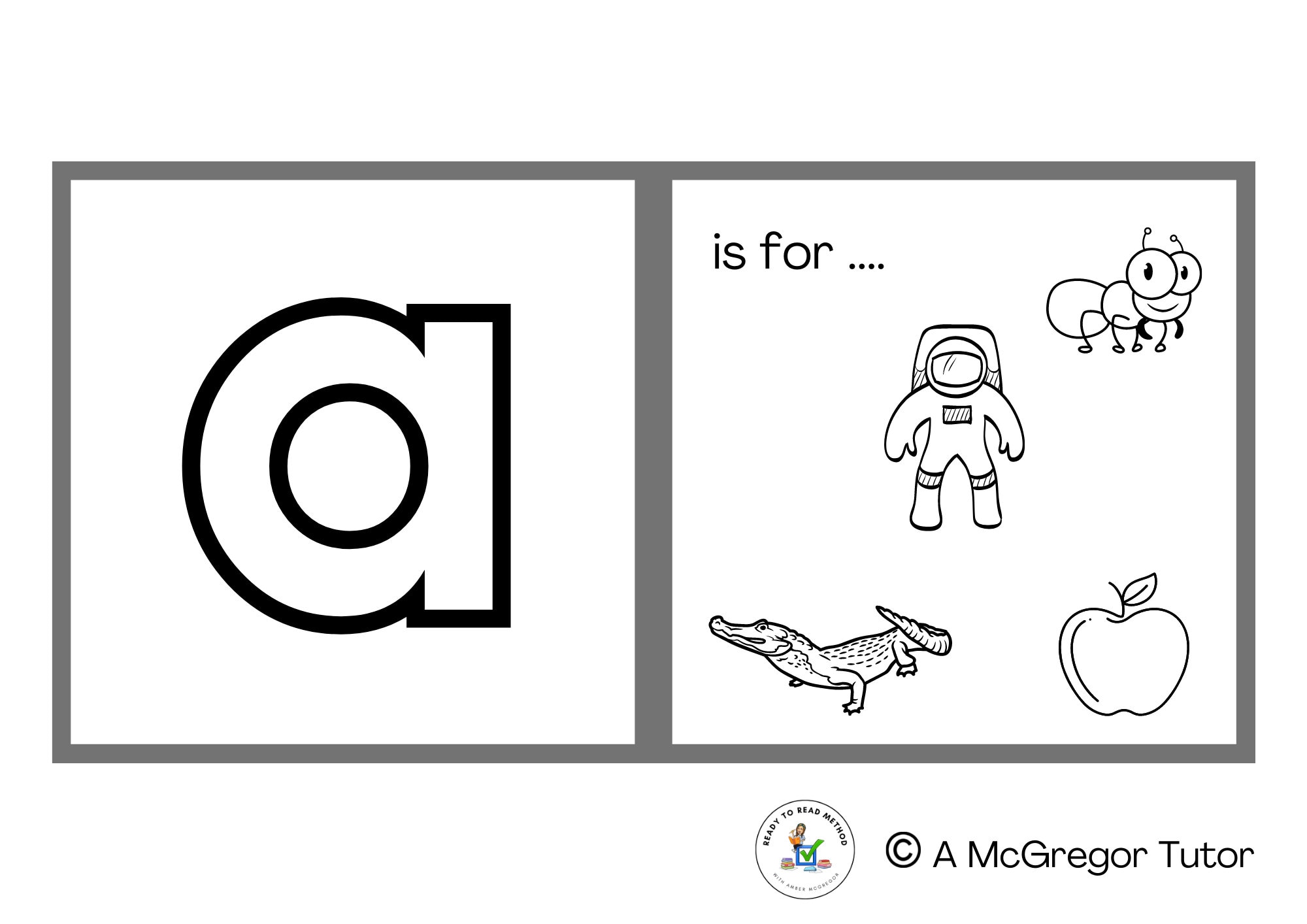Set of Phonics Alphabet Letter Flashcards | Homeschooling Literacy ...