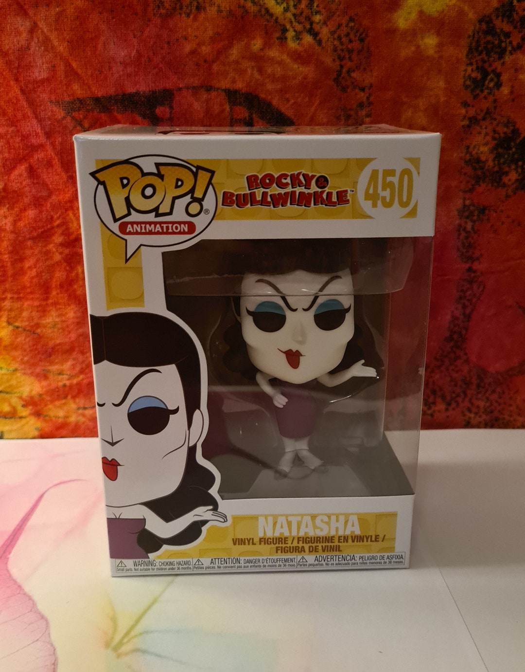Rocky & Bullwinkle Natasha 450 Funko Pop - Etsy